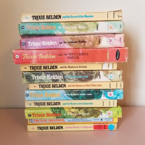 Vintage | Accents | 2 Trixie Belden Book Lot Teacher Home School Summer ...